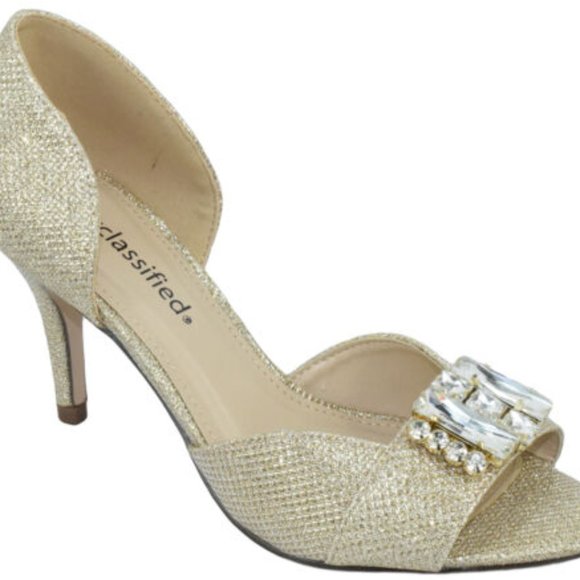 Cityclassified | Shoes | City Classified Women Slip On Heels Open Toe ...